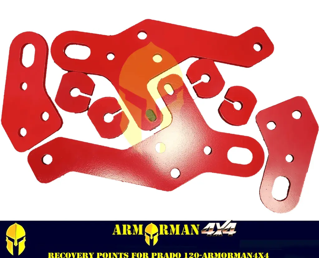 RECOVERY POINTS-PRADO120-RED | ArmorMan 4x4